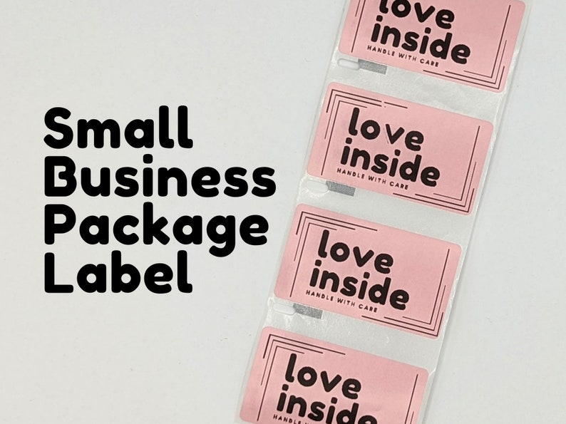 Custom Shop Love Inside Labels Large 1.25 X 2.25 - Etsy