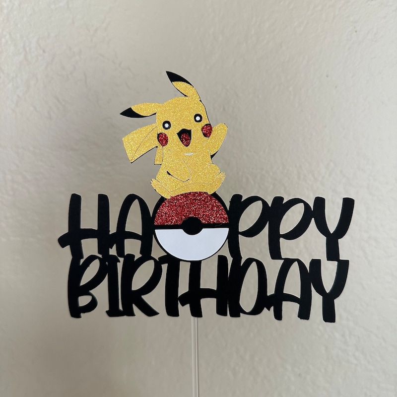 Pokemons Cake Topper - Etsy