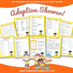 Adoption Shower Party Games for the Adoptive Parent | Celebrating the ...