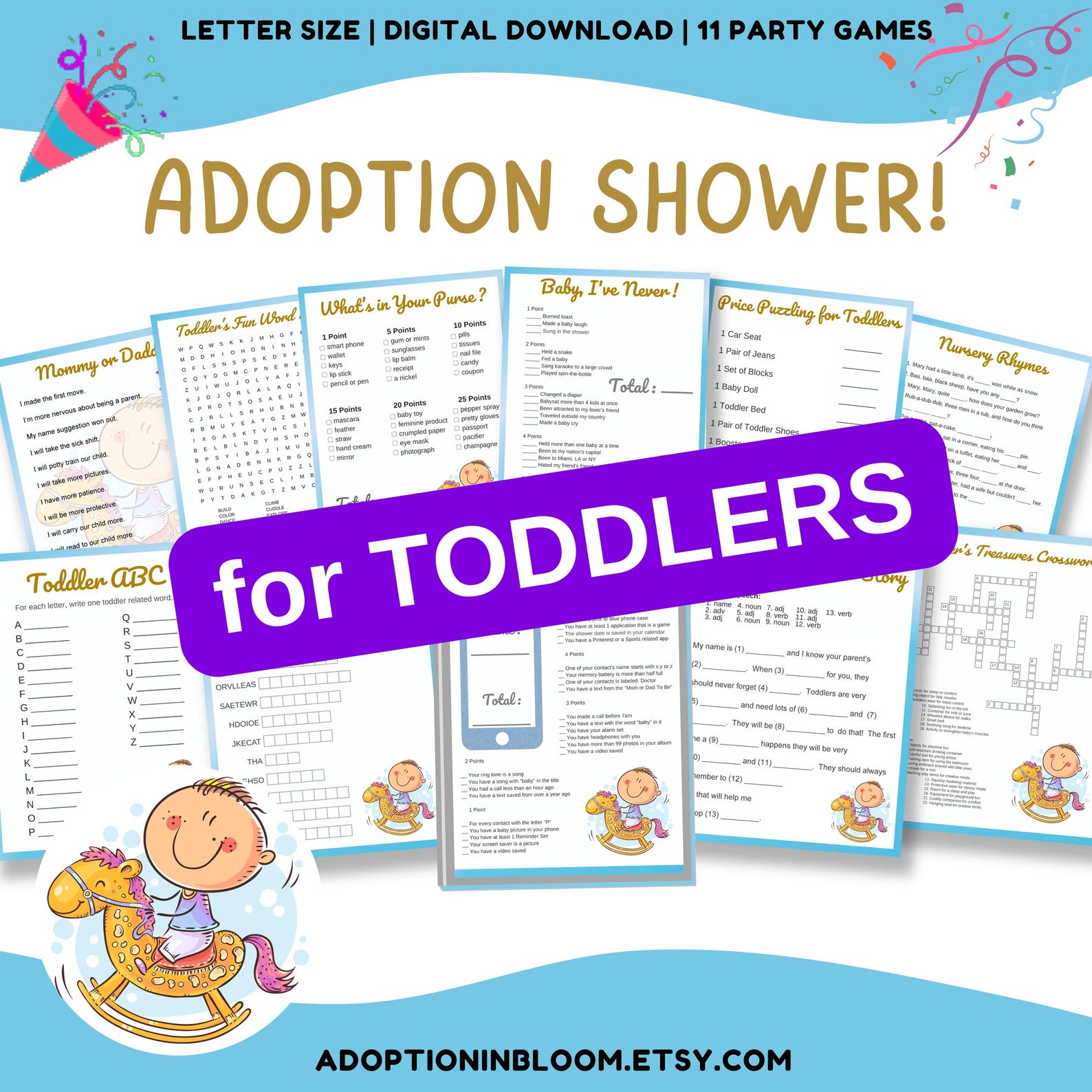 Adoption Shower Party Games for the Adoptive Parent | Celebrating the ...