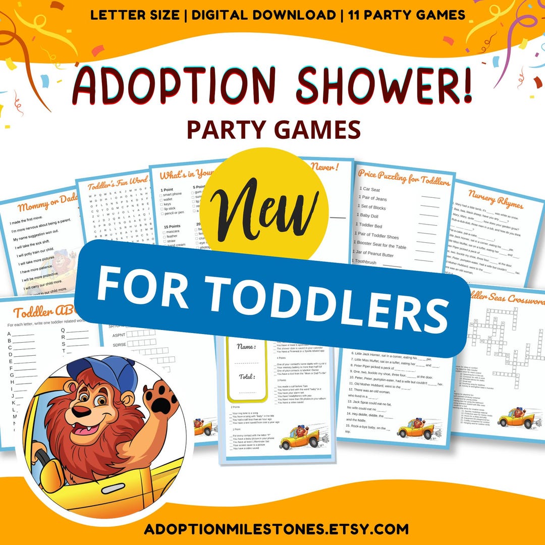 Adoption Shower Party Games for the Adoptive Parent | Celebrating the ...
