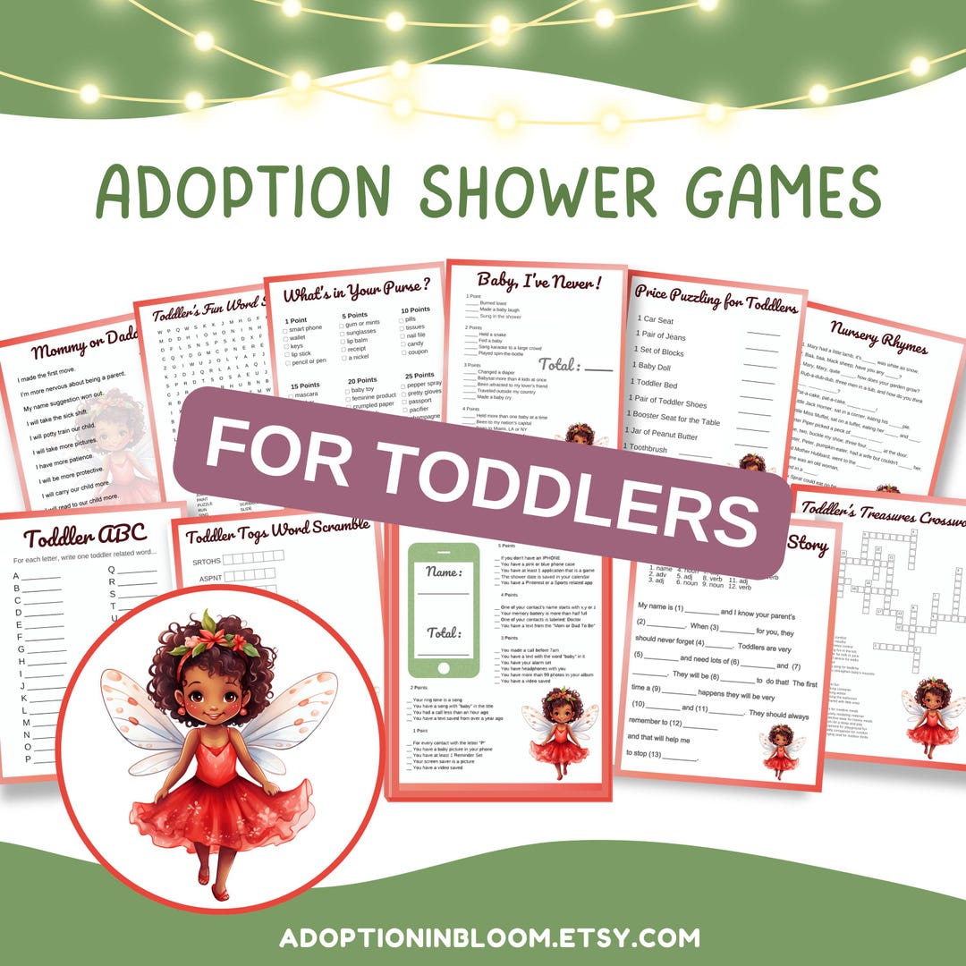 Adoption Shower Party Games for the Adoptive Parent | Celebrating the ...