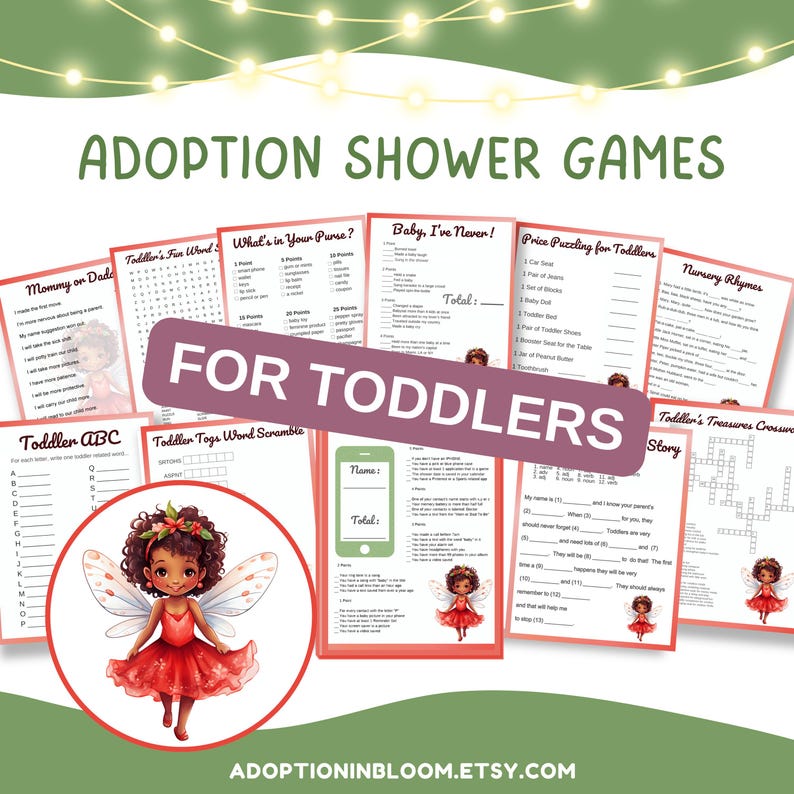 Adoption Shower Party Games for the Adoptive Parent | Celebrating the ...