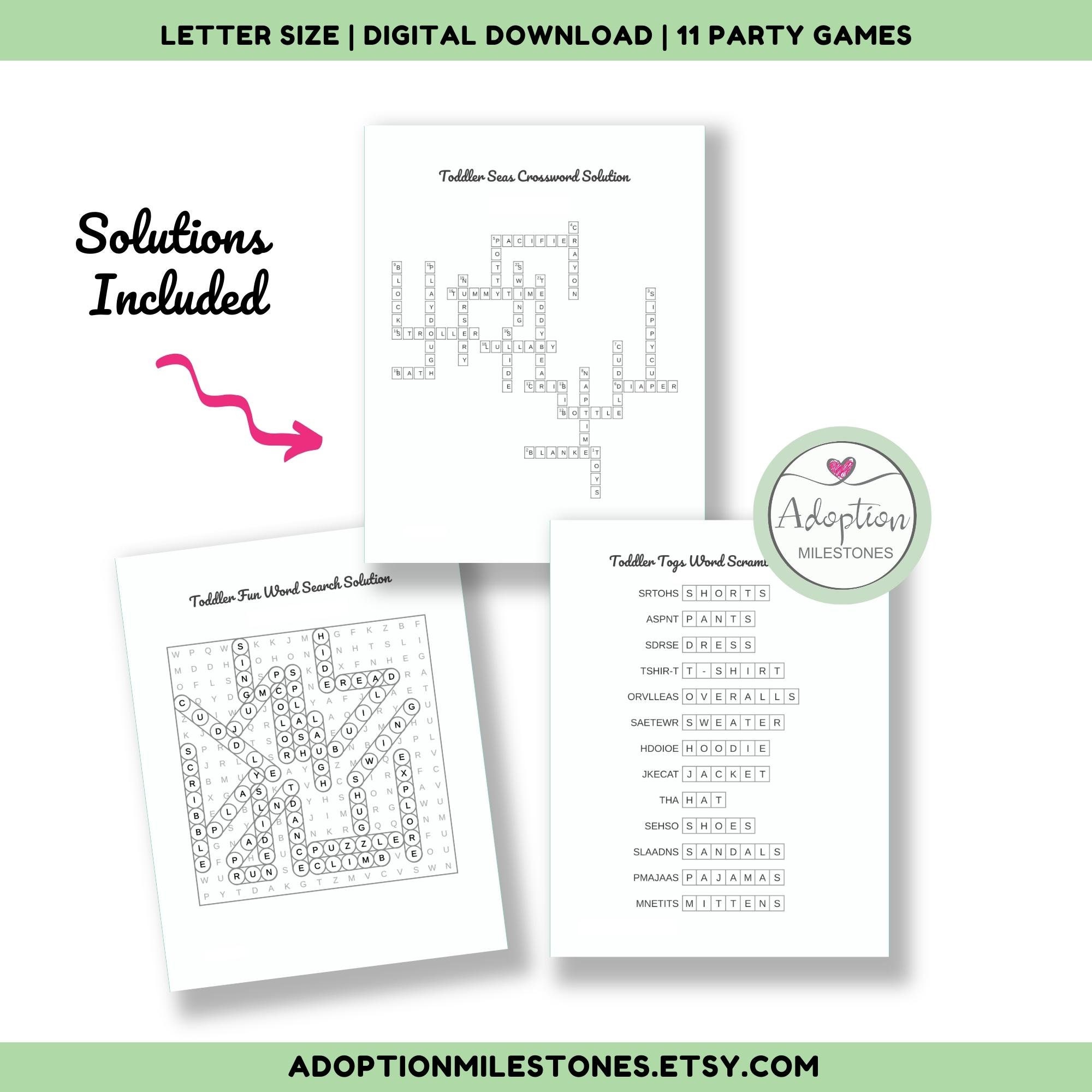 Adoption Shower Party Games for the Adoptive Parent | Celebrating the ...