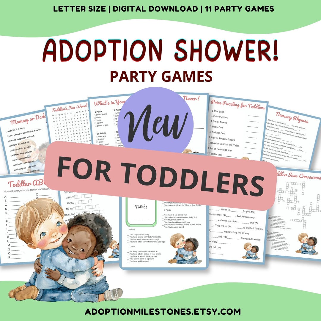 Adoption Shower Party Games for the Adoptive Parent | Celebrating ...