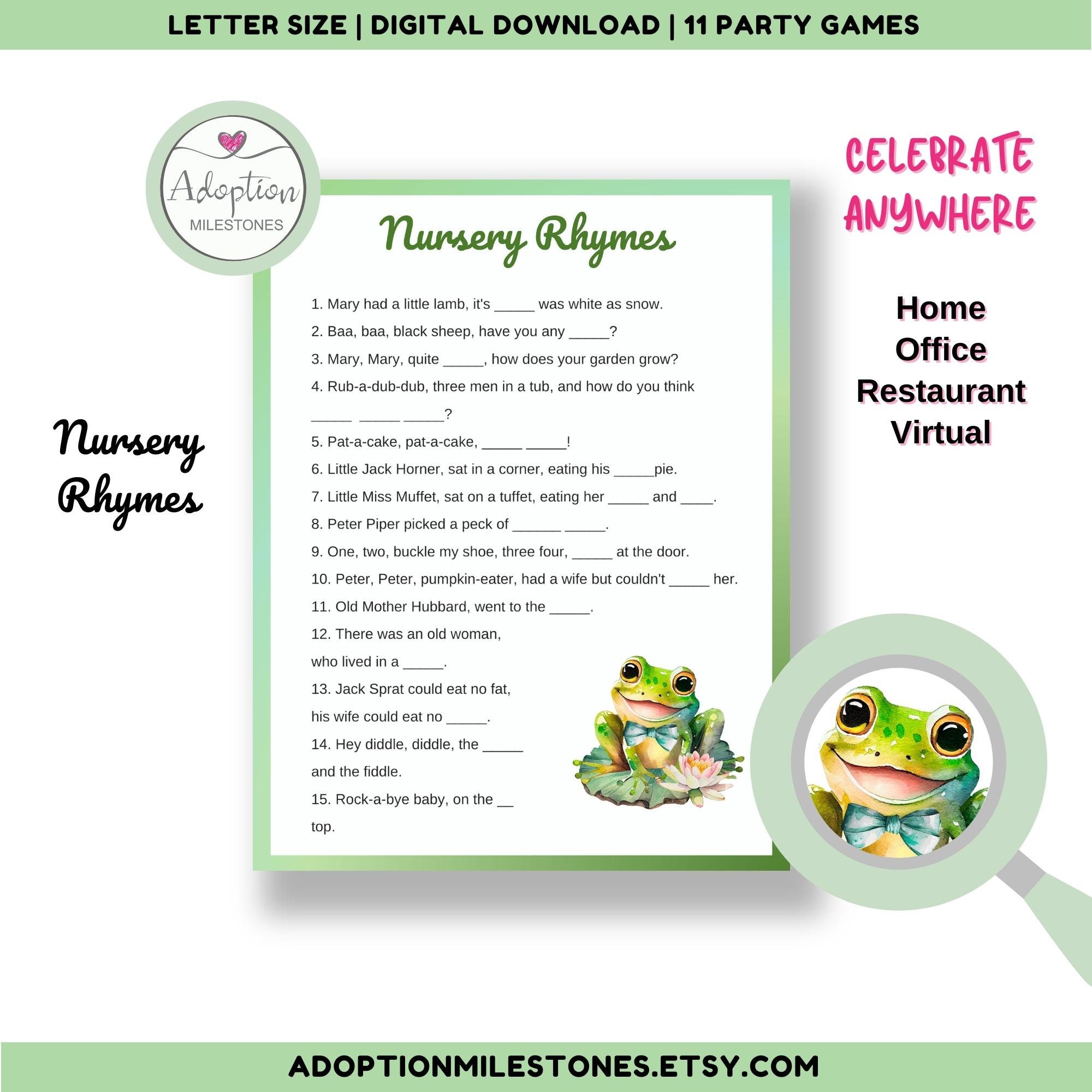 Adoption Shower Party Games for the Adoptive Parent | Celebrating the ...