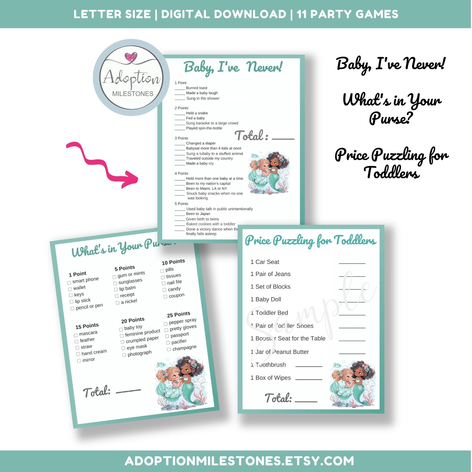 Adoption Shower Party Games for the Adoptive Parent | Celebrating the ...