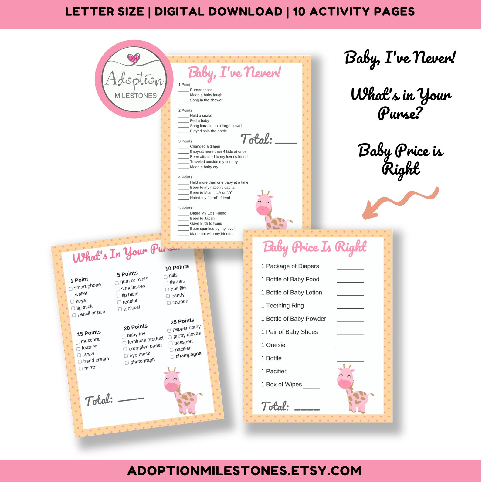 Adoption Shower Party Games for the Adoptive Parent | Celebrating the ...