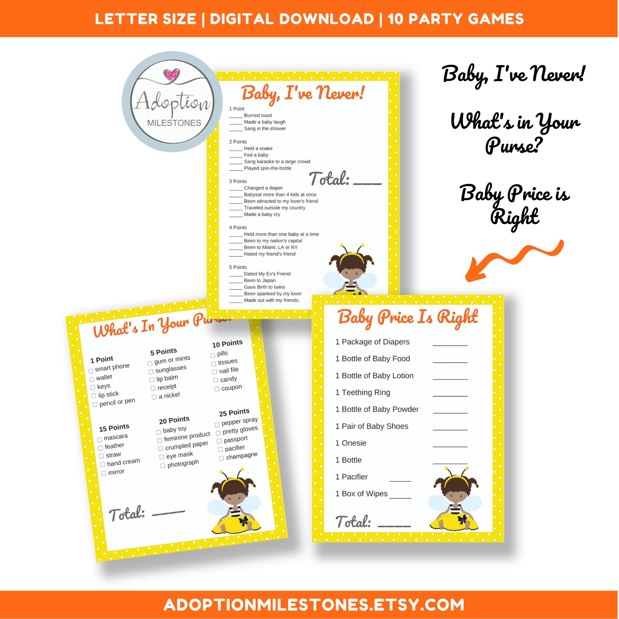 Adoption Shower Party Games for the Adoptive Parent | Celebrating the ...