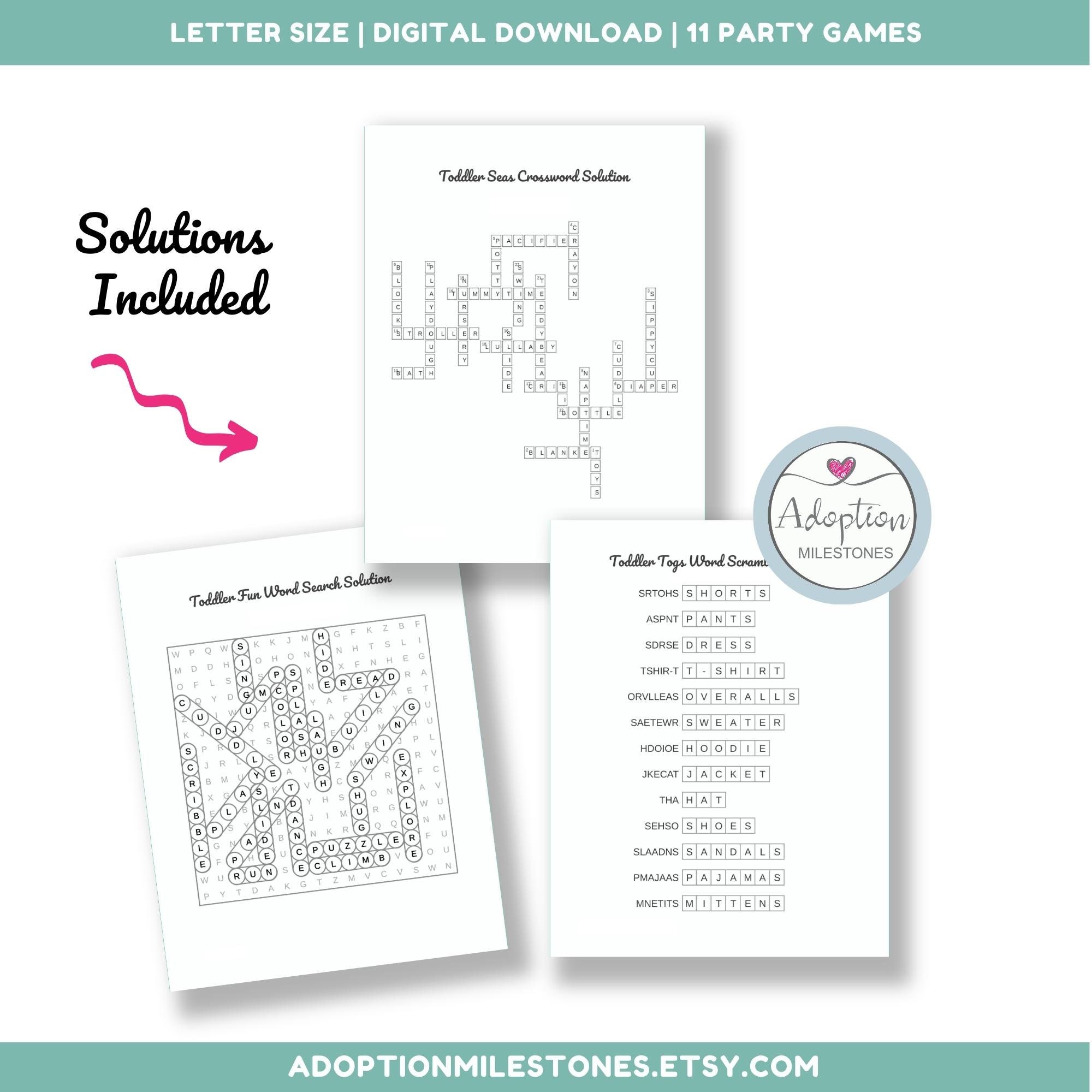 Adoption Shower Party Games for the Adoptive Parent | Celebrating the ...