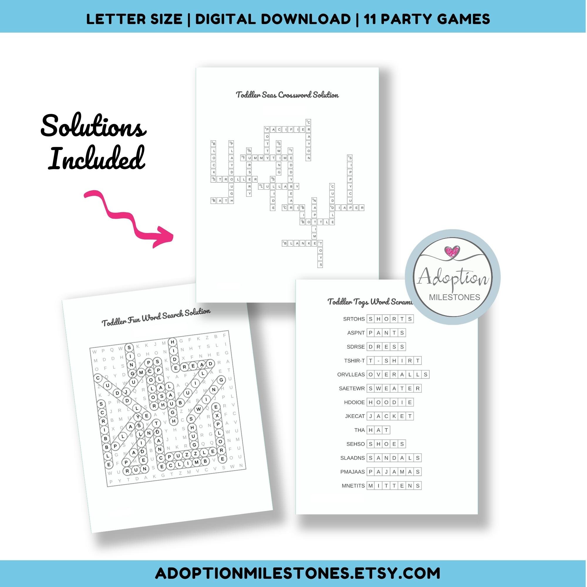 Adoption Shower Party Games for the Adoptive Parent | Celebrating the ...