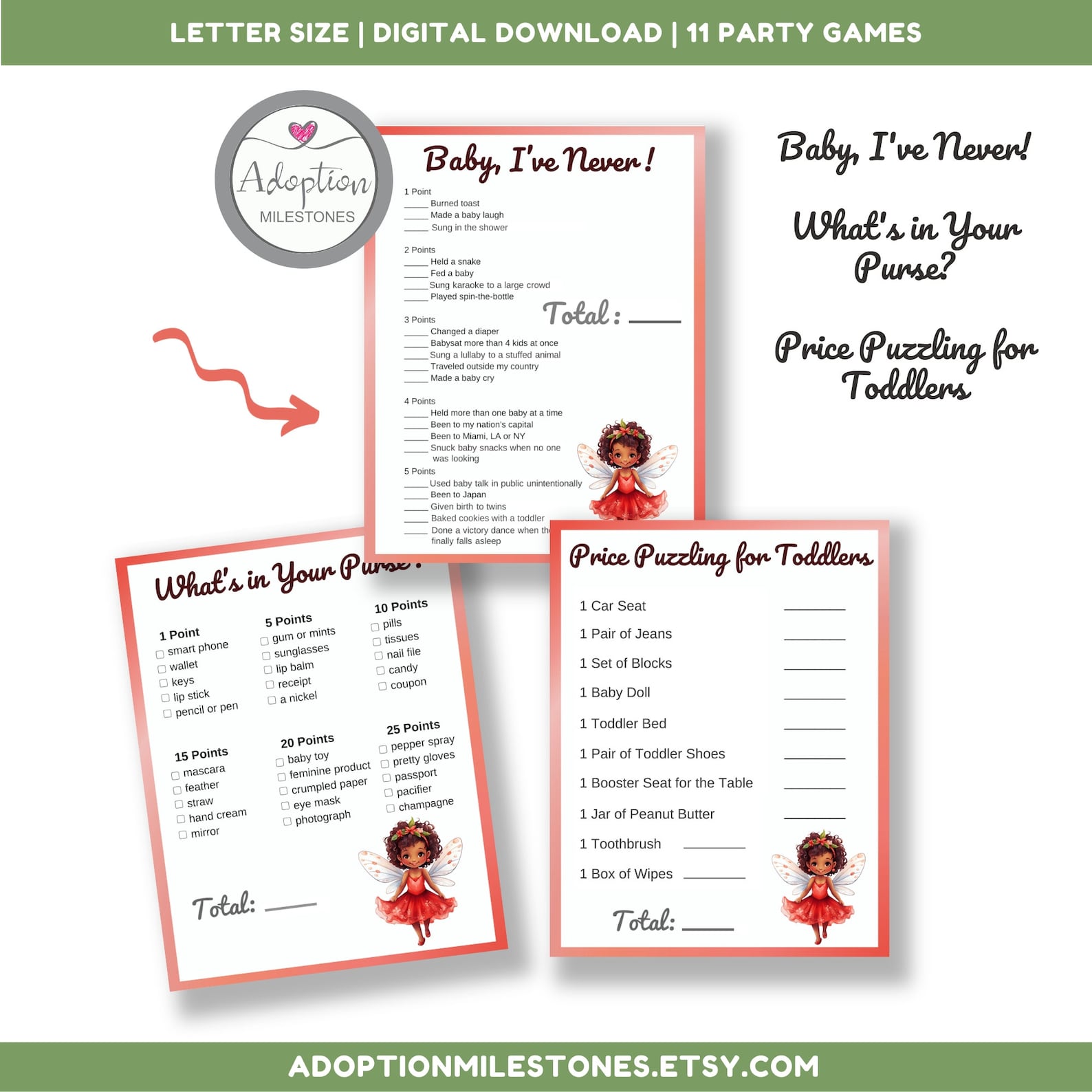 Adoption Shower Party Games for the Adoptive Parent | Celebrating the ...