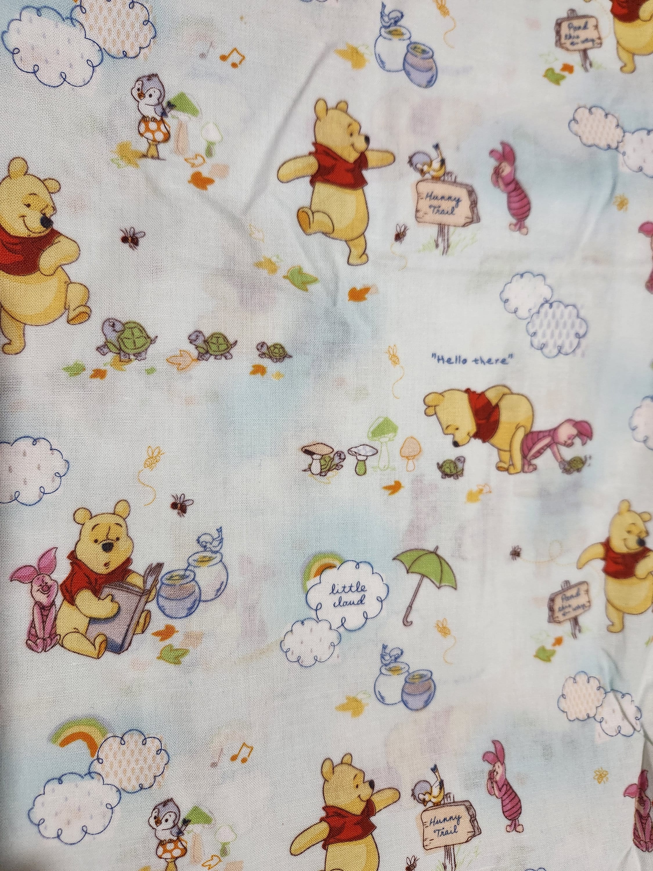 Whine the Pooh Fabric, Disney Tigger Fabric, Disney Fabric, Tigger ...