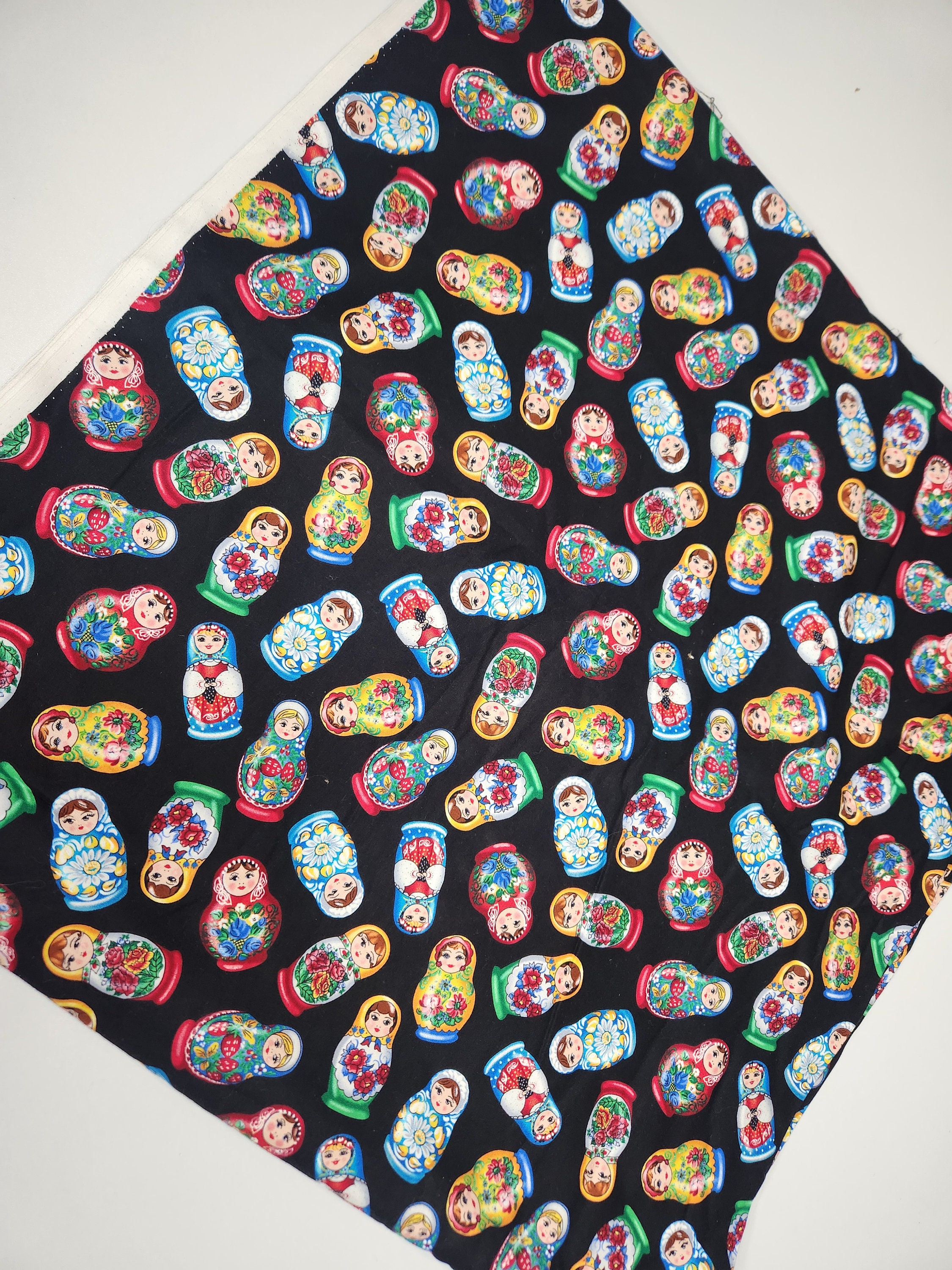 Timeless Treasures Fabric, German Nesting Dolls, Matryoshka Doll Fabric ...