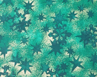 Green Star Fabric - Etsy