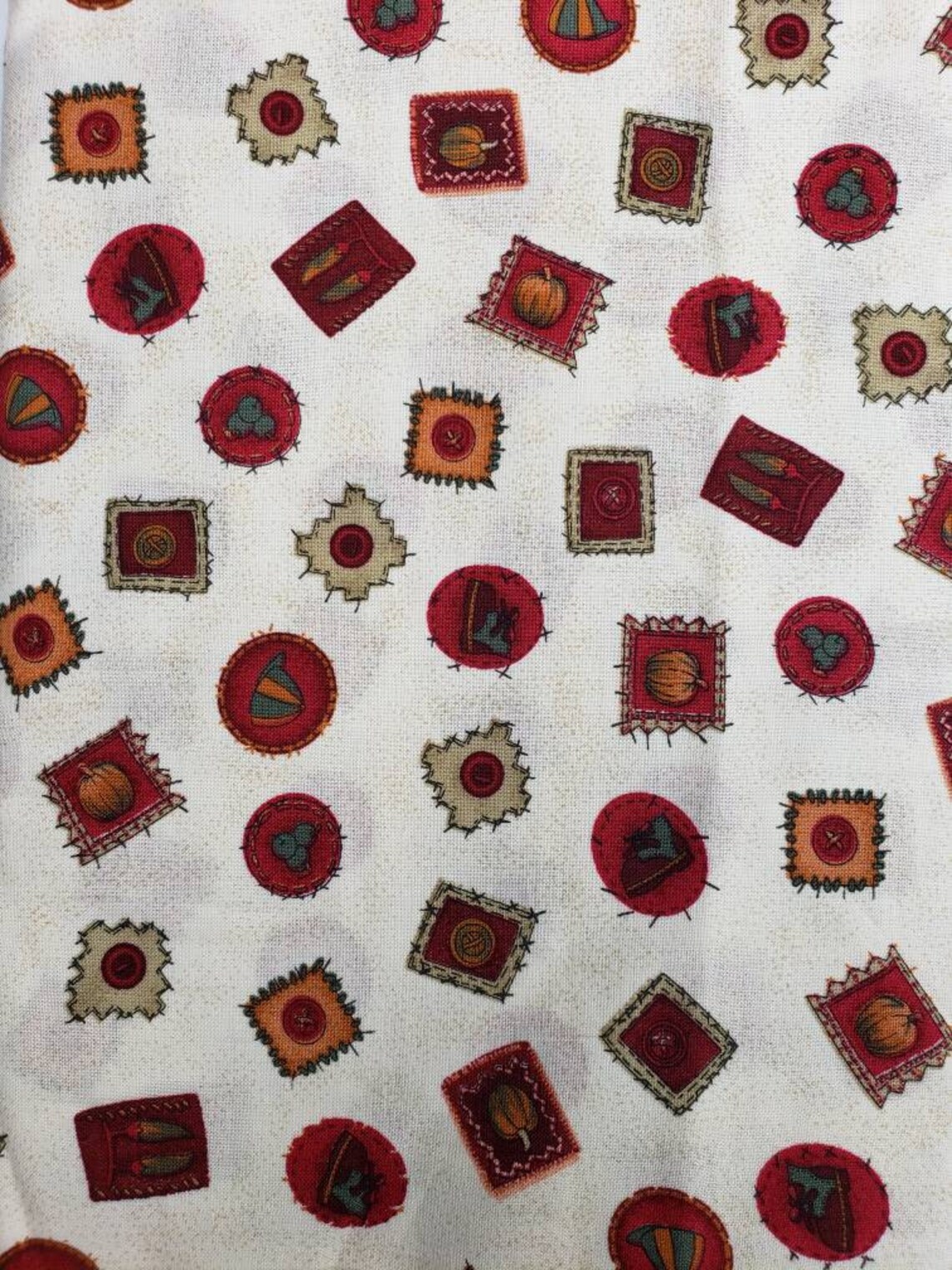 1y, Harvest Cotton Fabric, Cotton Fall Fabric, Pumpkin Fall Fabric ...