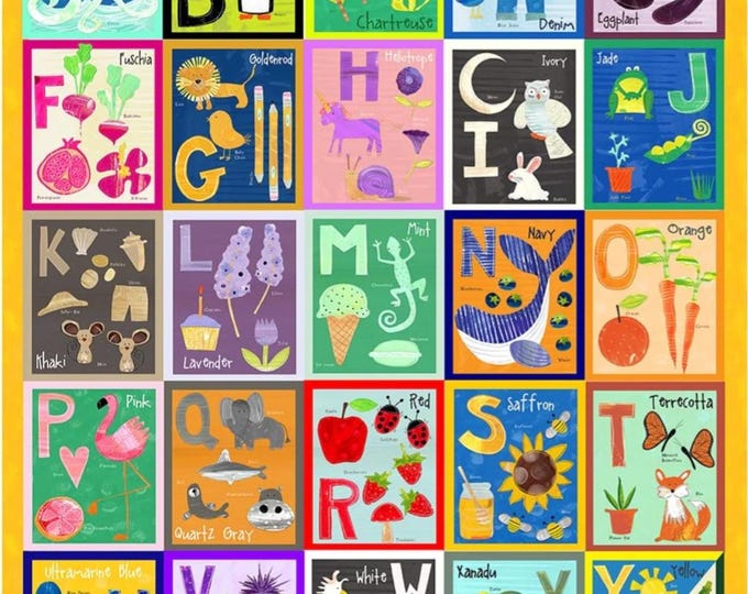 Abcs of Color 36 X 43 Panel -1JHW-1 Jennifer Heynen in the Beginning ...
