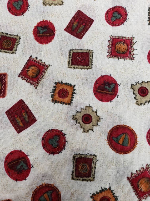 1y Harvest Cotton Fabric Cotton Fall Fabric Pumpkin Fall - Etsy