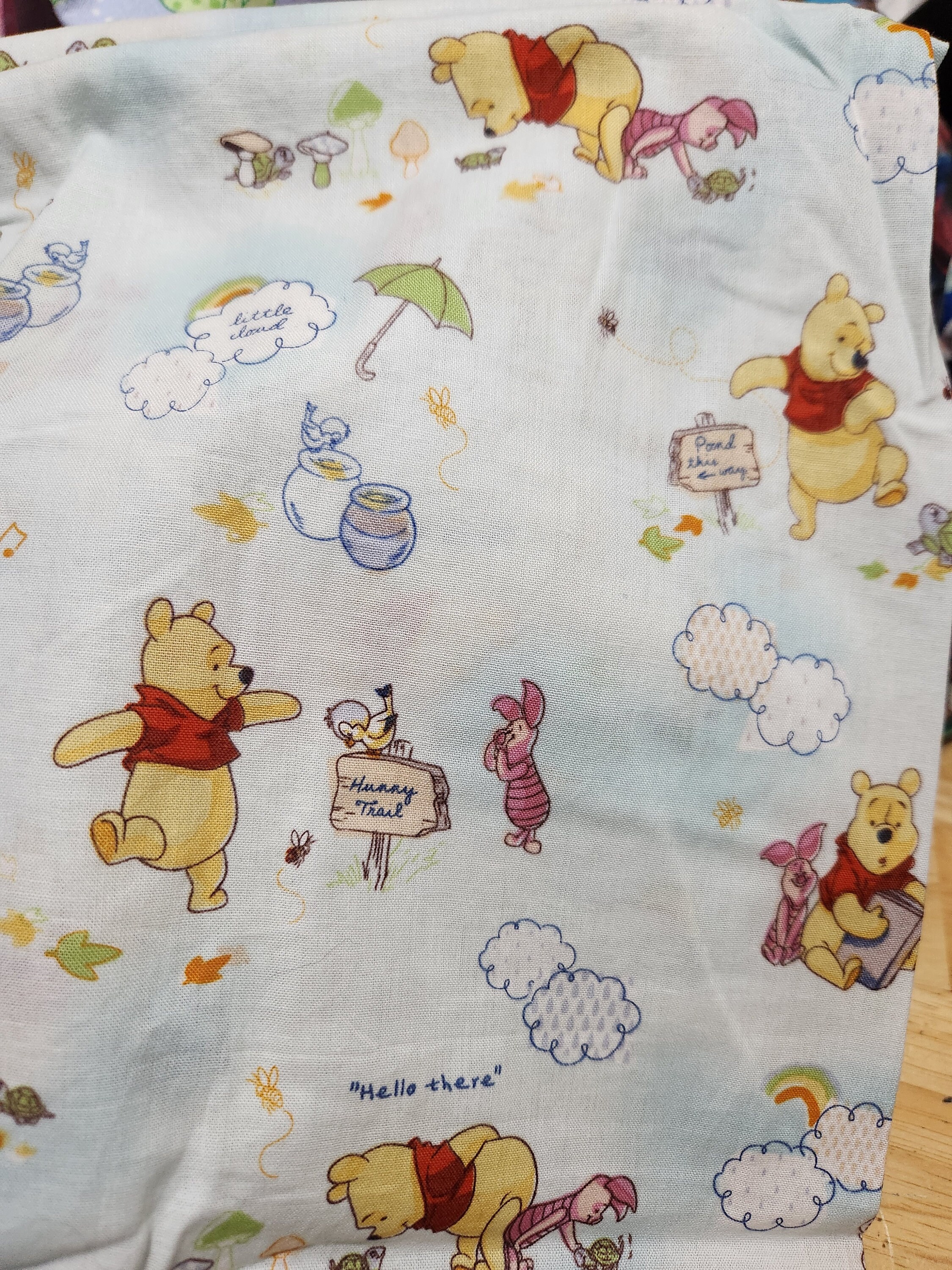 Whine the Pooh Fabric, Disney Tigger Fabric, Disney Fabric, Tigger ...