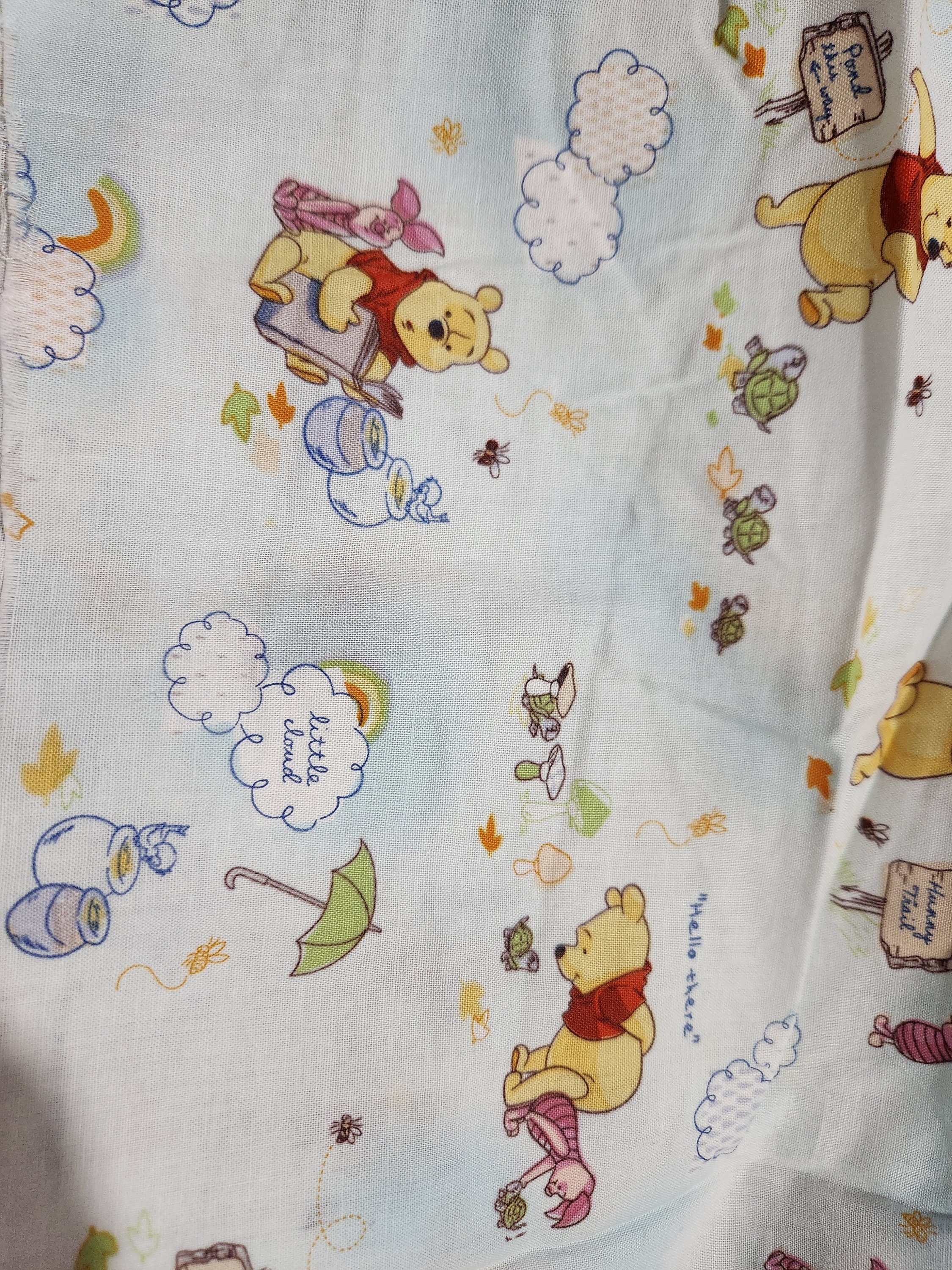 Whine the Pooh Fabric, Disney Tigger Fabric, Disney Fabric, Tigger ...