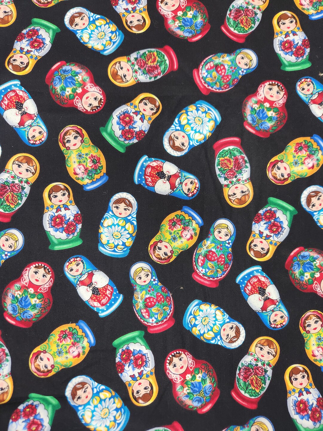 Timeless Treasures Fabric, German Nesting Dolls, Matryoshka Doll Fabric ...