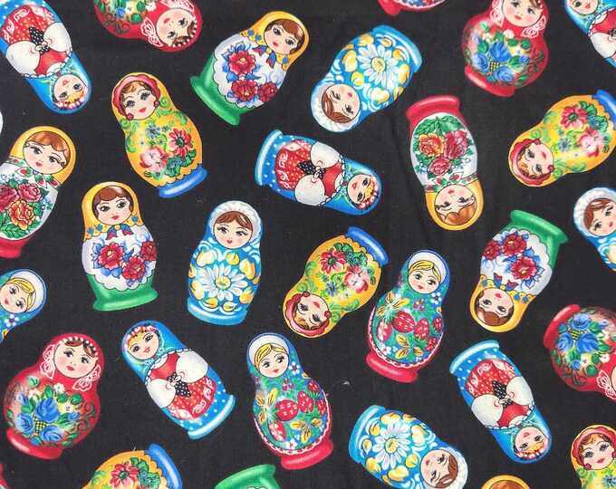 Timeless Treasures Fabric, German Nesting Dolls, Matryoshka Doll Fabric ...