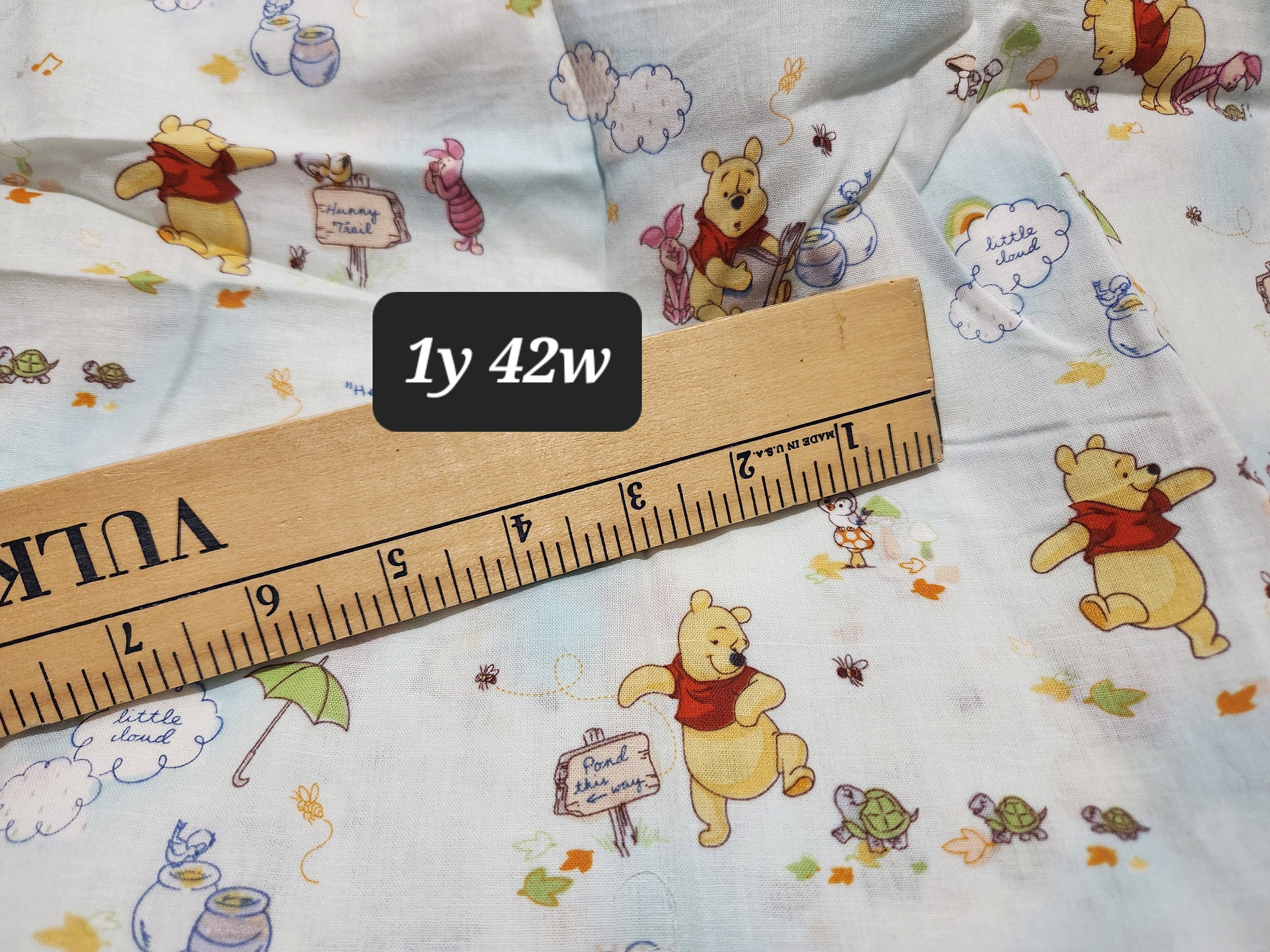 Whine the Pooh Fabric, Disney Tigger Fabric, Disney Fabric, Tigger ...