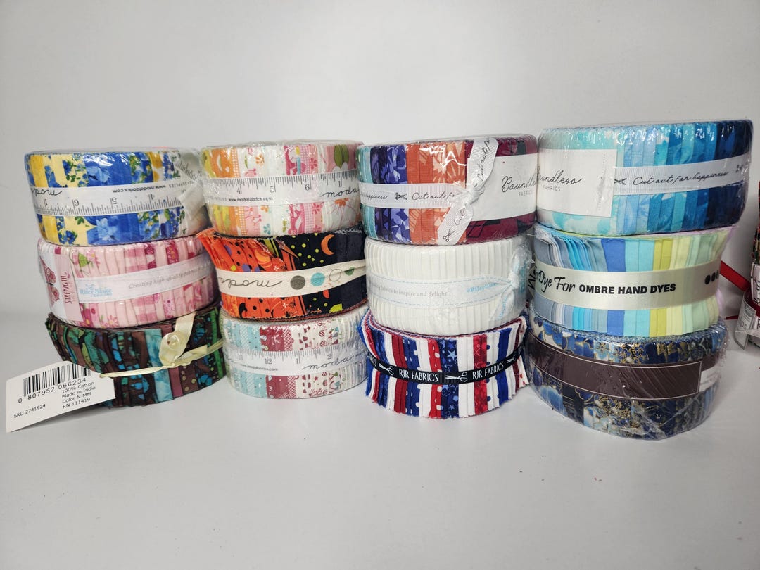 Jelly Roll Fabric, Cotton Jelly Roll, Quilting Jelly Roll Strips ...