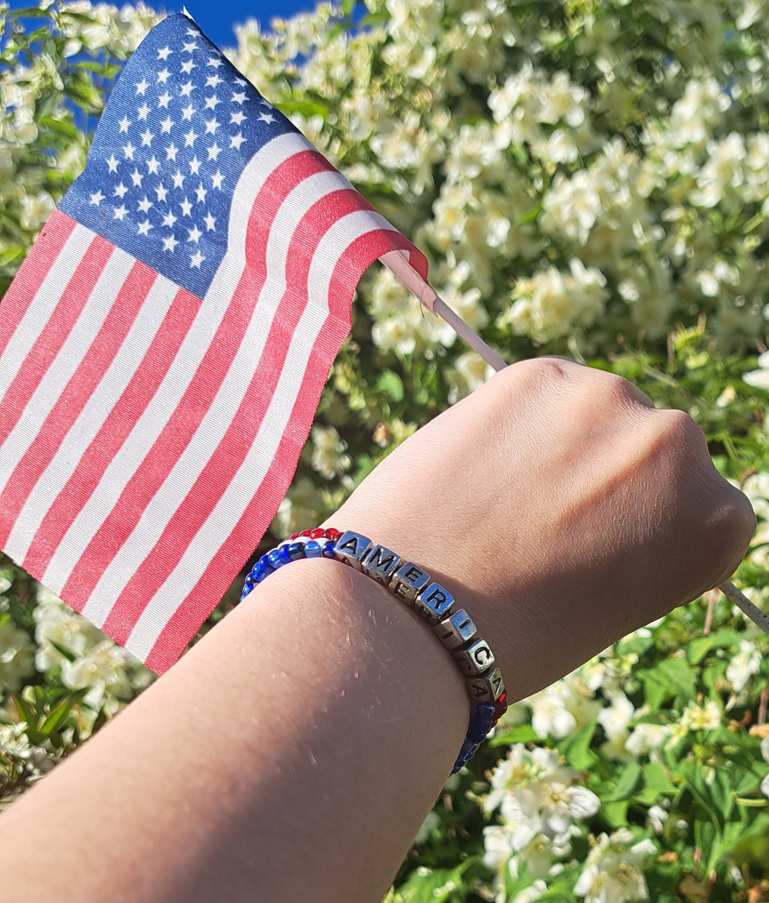 Support Trump American Patriot Tri-strand Stretchy Bracelets - Etsy