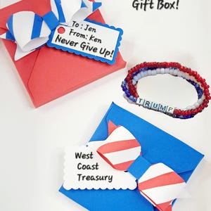 Support Trump American Patriot Tri-strand Stretchy Bracelets - Etsy