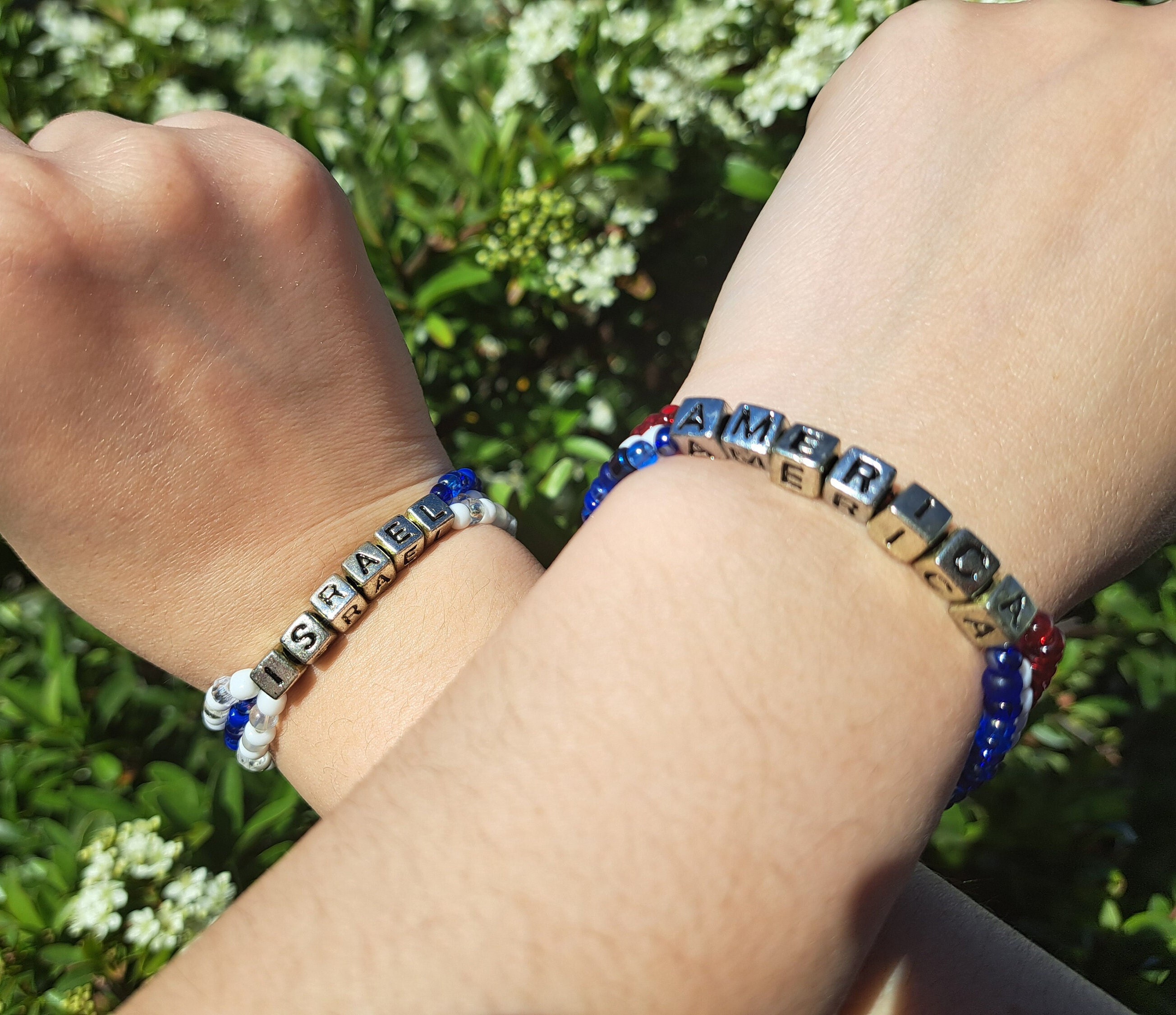 Support Trump American Patriot Tri-strand Stretchy Bracelets - Etsy