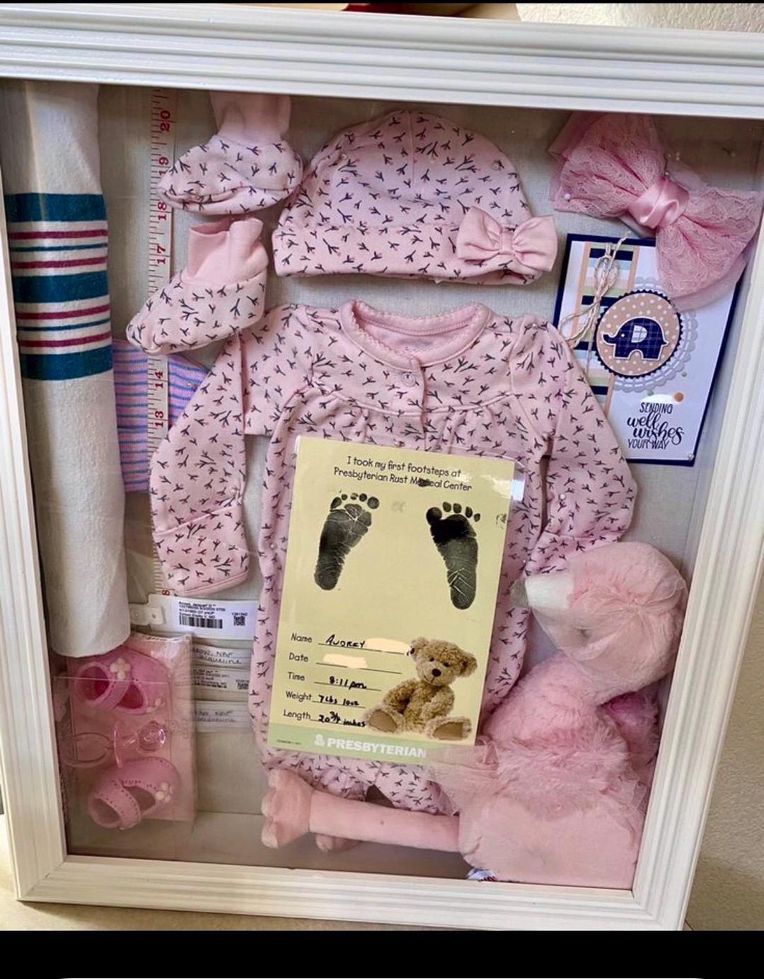 Baby Box Newborn/infant Shadow Box - Etsy