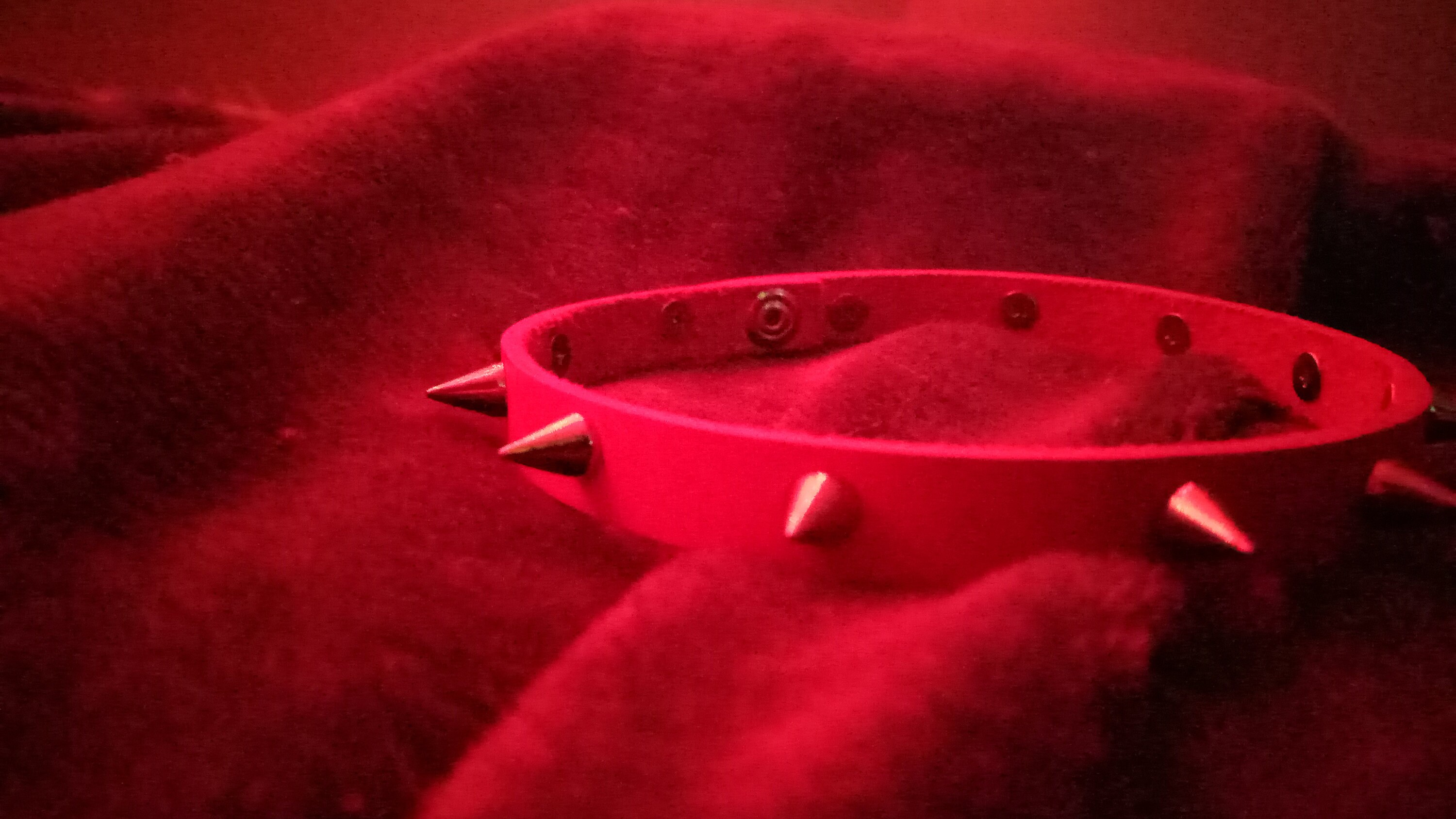 Spiked Choker Pink - Etsy