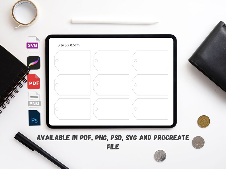 Gift Tag Cutout Printable Template, Printable Blank Gift Tag Template ...