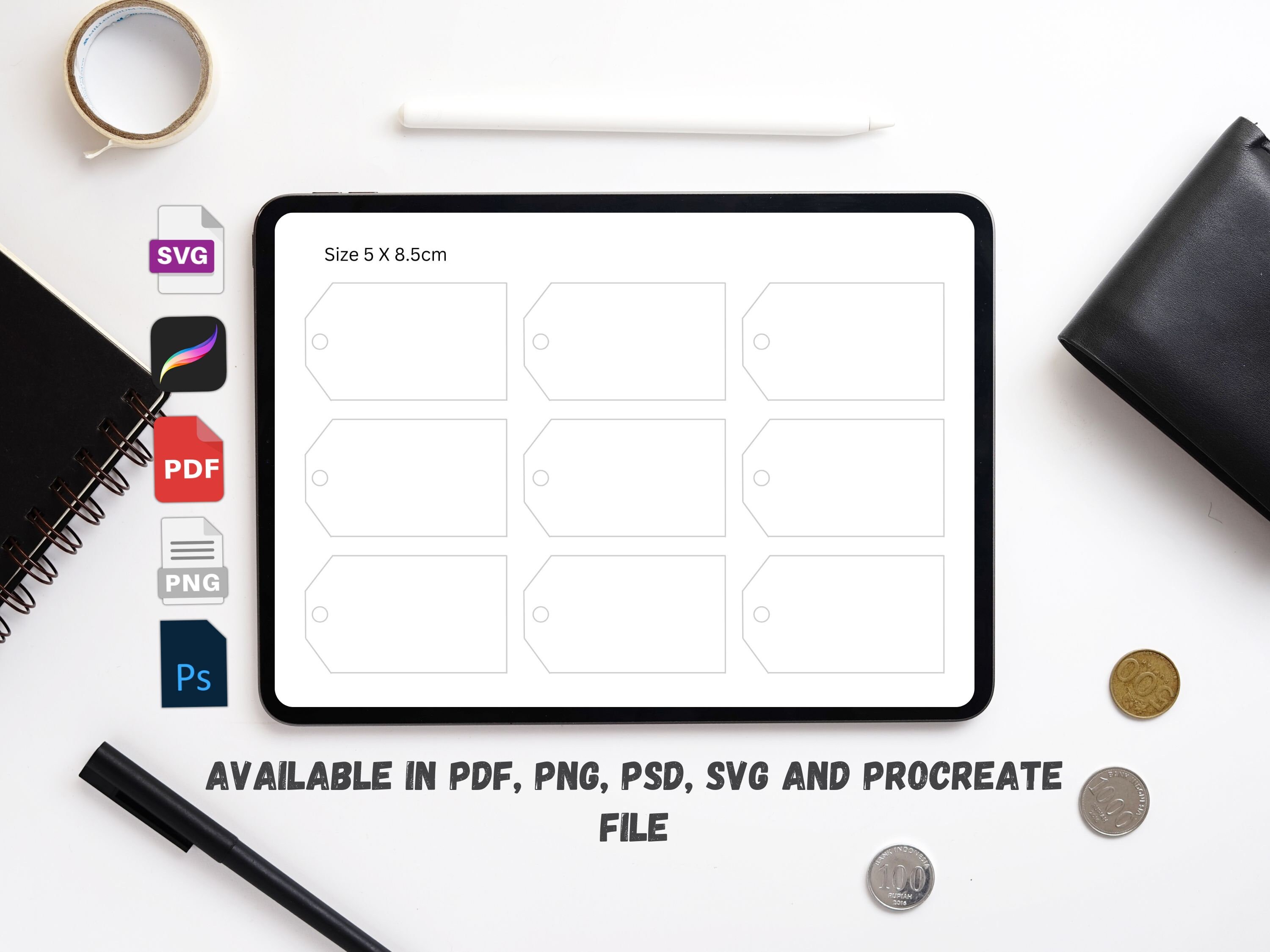 Gift Tag Cutout Printable Template, Printable Blank Gift Tag Template ...