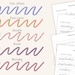 Monoline Handlettering Worksheet for Beginners: Procreate Practice ...