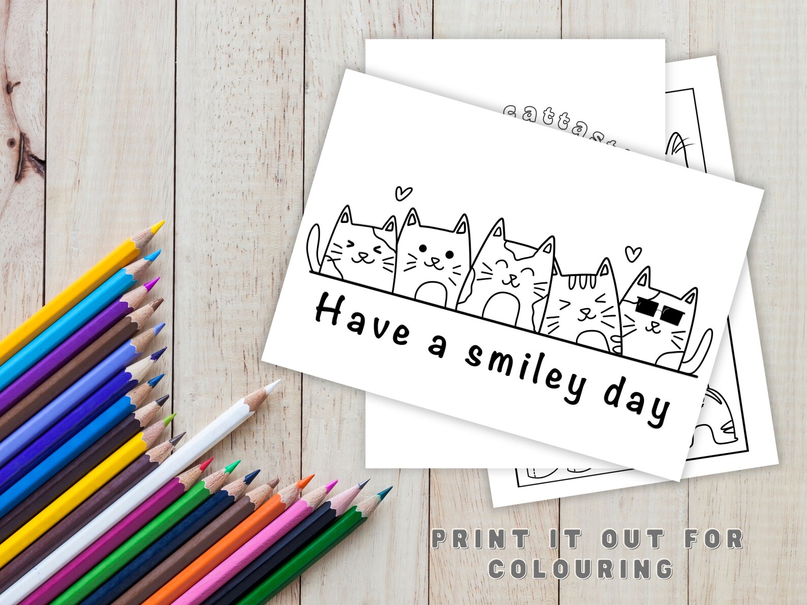 Kawaii Cat Doodle Tracing Procreate Worksheet (digital Download) - Etsy