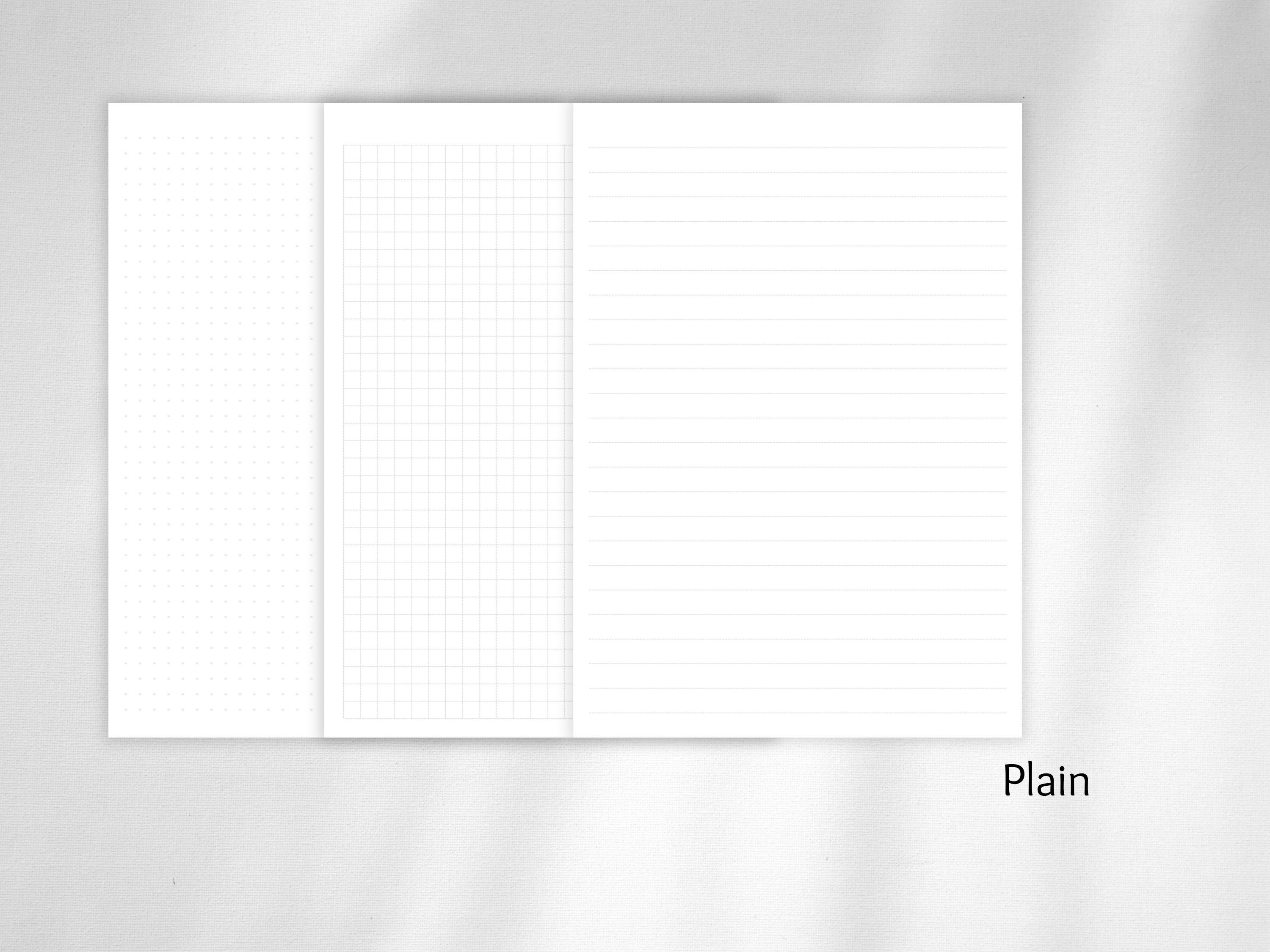 Digital Notebook Paper Template: Lined, Grid, Dot (PDF Files) - Etsy