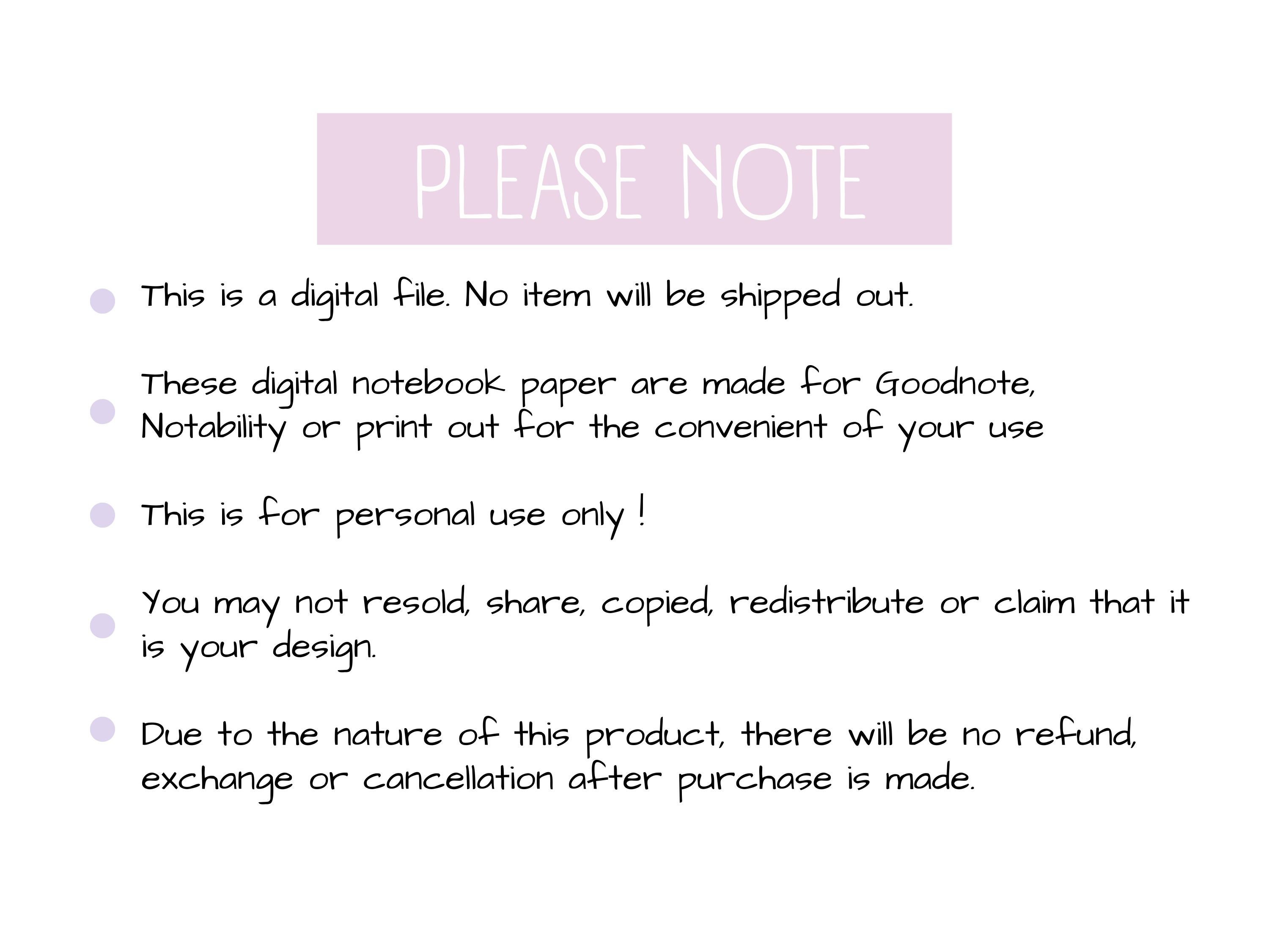 Pastel Digital Lined Paper Goodnotes Notability Lined Paper Template ...