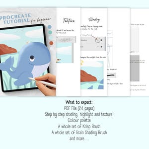 Step by Step Procreate Drawing Guide With Layered Art Files Digital Art Tutorial Procreate ...