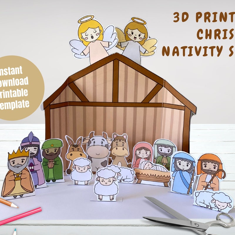 Nativity Printable - Etsy