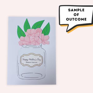 Surprise Message for Mother Paper Craft for Kids Mother's Day DIY Craft ...