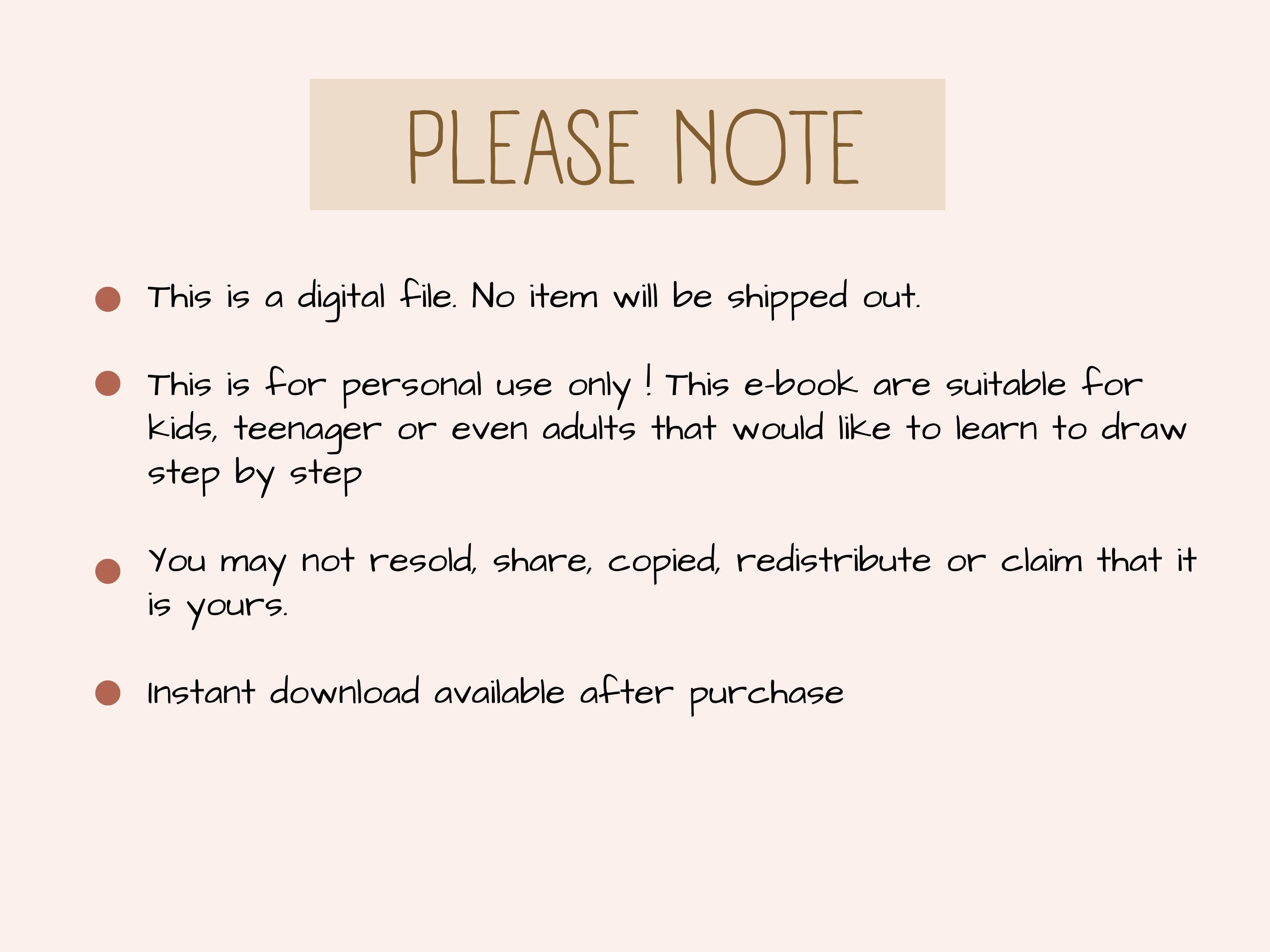 How to Draw Cute Girl Character Guide Book, Procreate Easy How to Draw ...