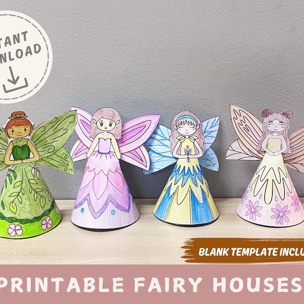 Fairy Paper Doll - Etsy