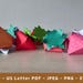 3D Strawberry Paper Craft Template: DIY Activity for Kids (PDF, SVG) - Etsy