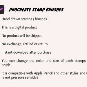 100 Hand-drawn Procreate Shape Stamp Brush Digital Stamp Shape Brush Procreate Brush Set Shape ...