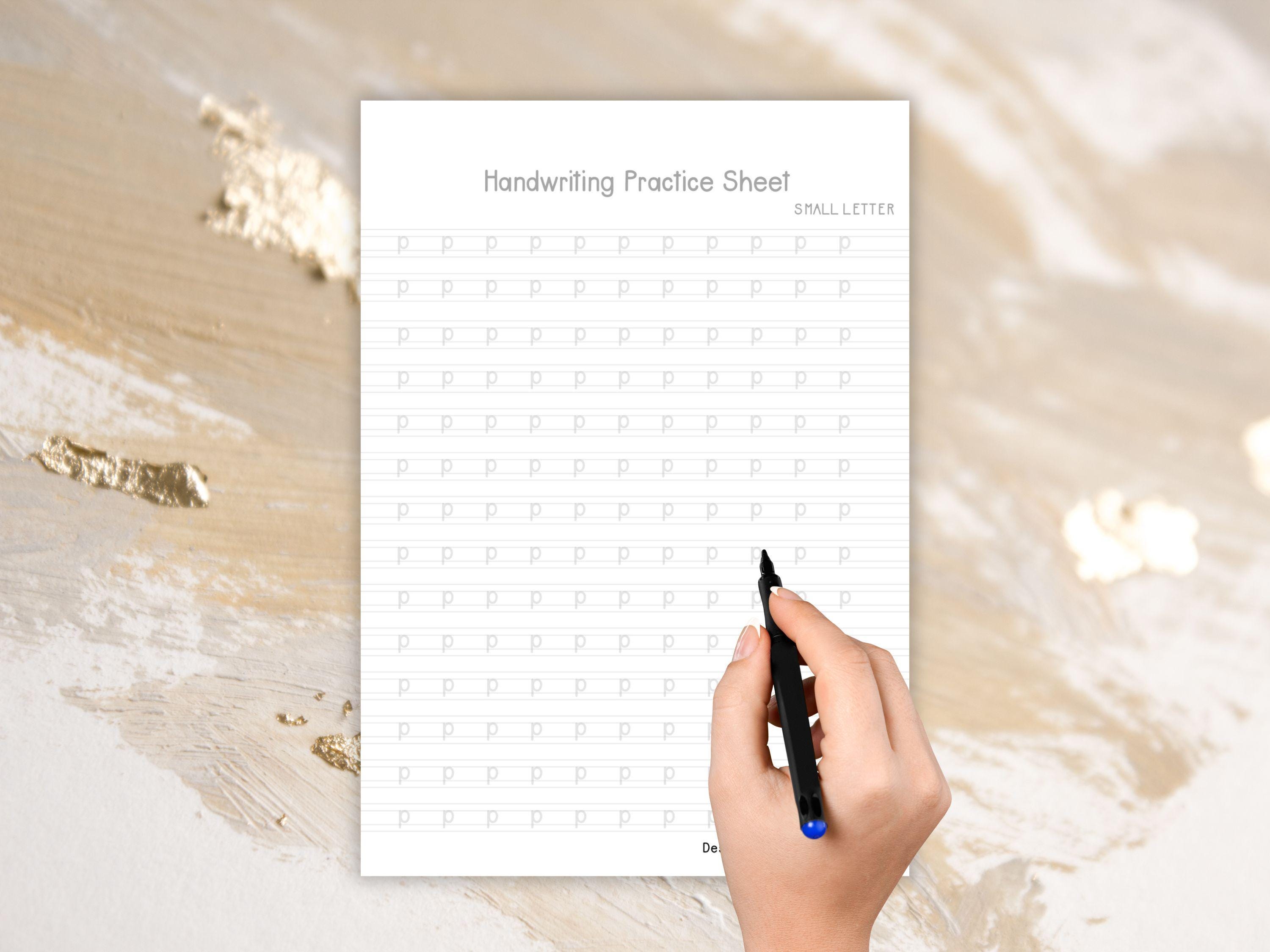 Tidy Clean Neat Handwriting Worksheet Practice, Printable Neat ...