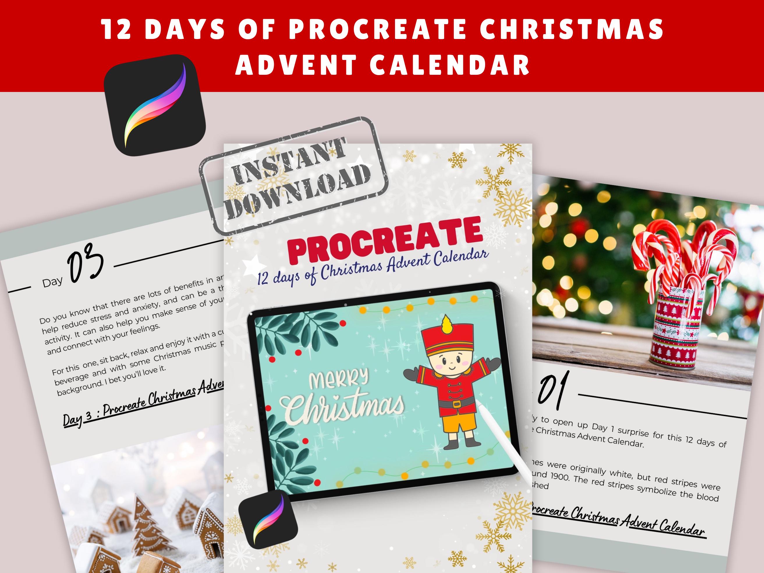 Procreate Christmas Special Surprise, Procreate Advent Calendar ...