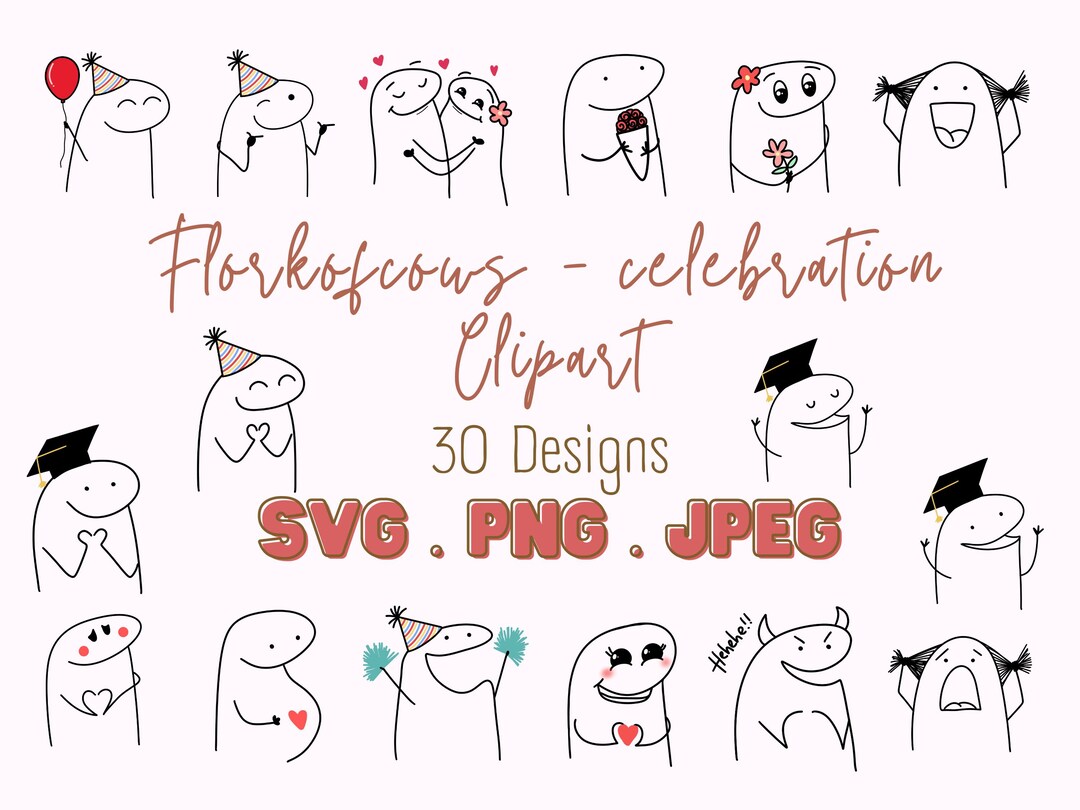 Florkofcows SVG Flork Png Celebration Flork PNG Birthday Flork Svg ...