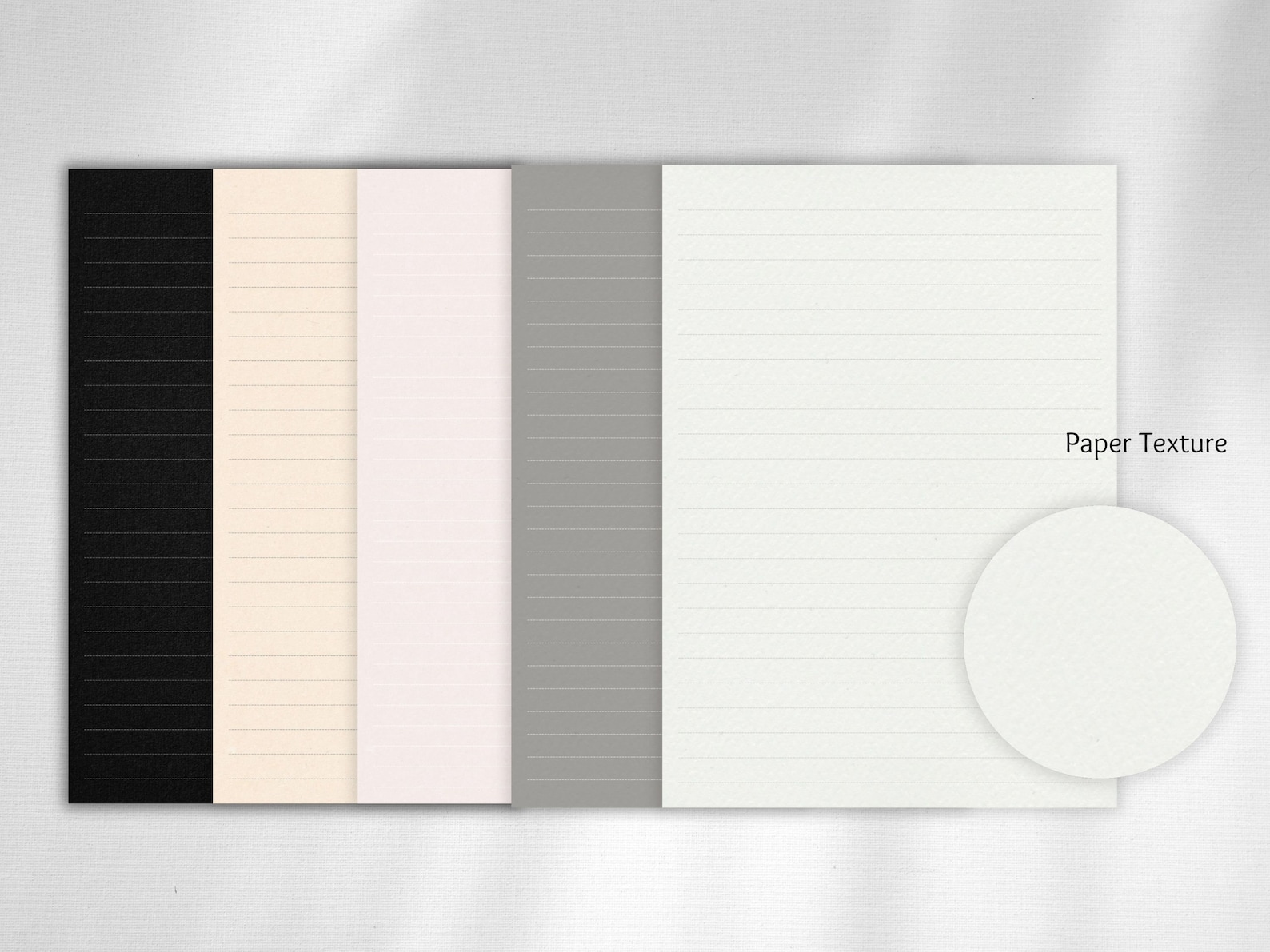 Digital Notebook Paper Template Digital Paper Texture Lined Dot Grid ...